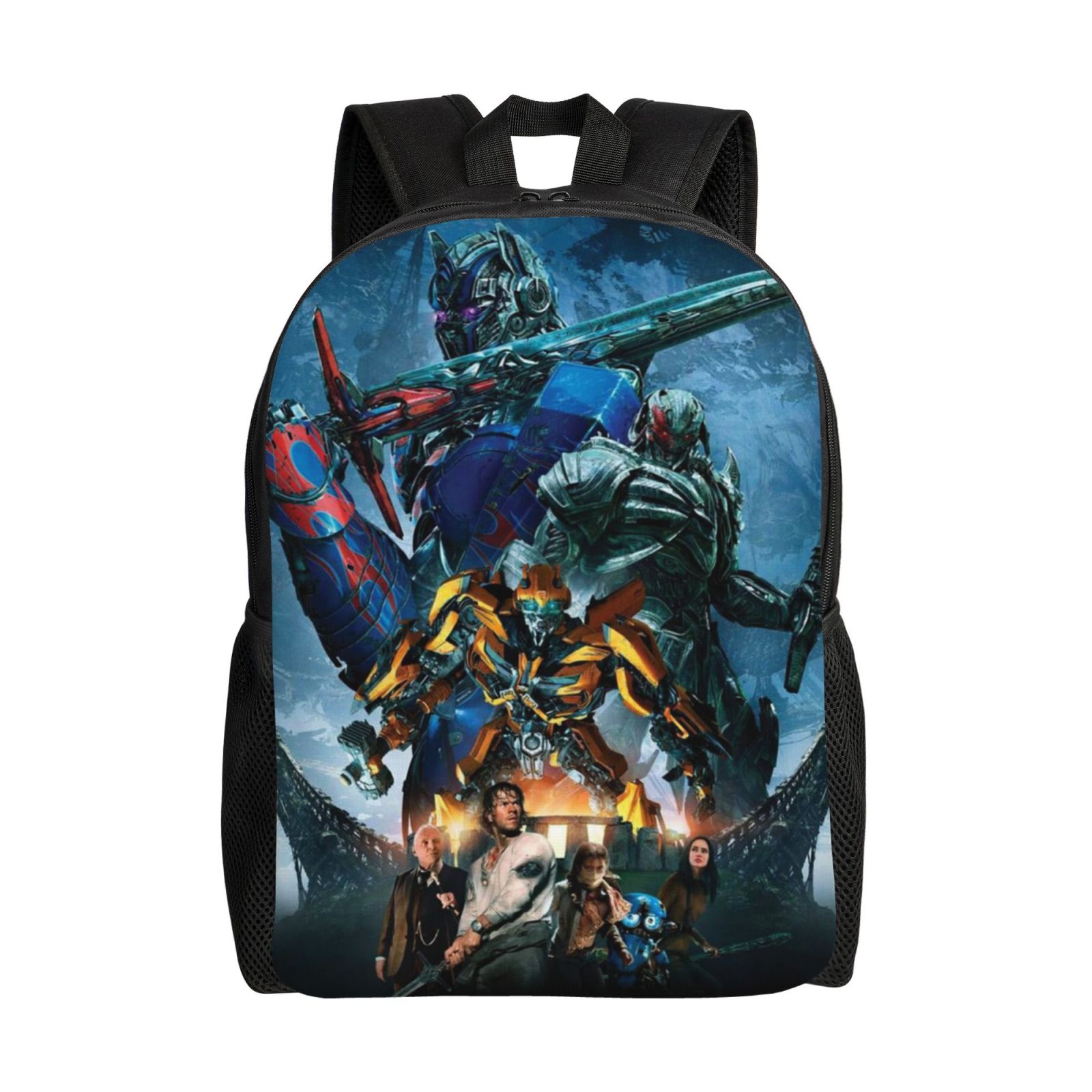 Transformers Casual Daypack Rucksack Trendy Printed Backpack Knapsack ...