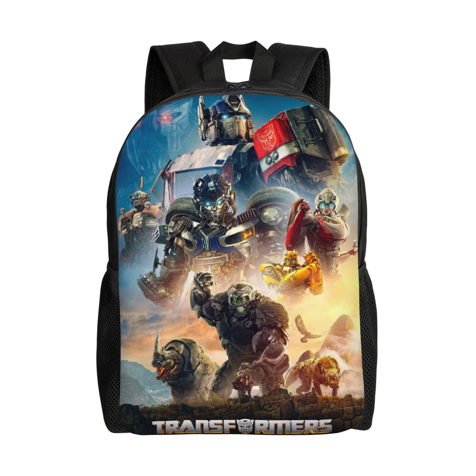 Transformers Casual Daypack Rucksack Trendy Printed Backpack Knapsack ...