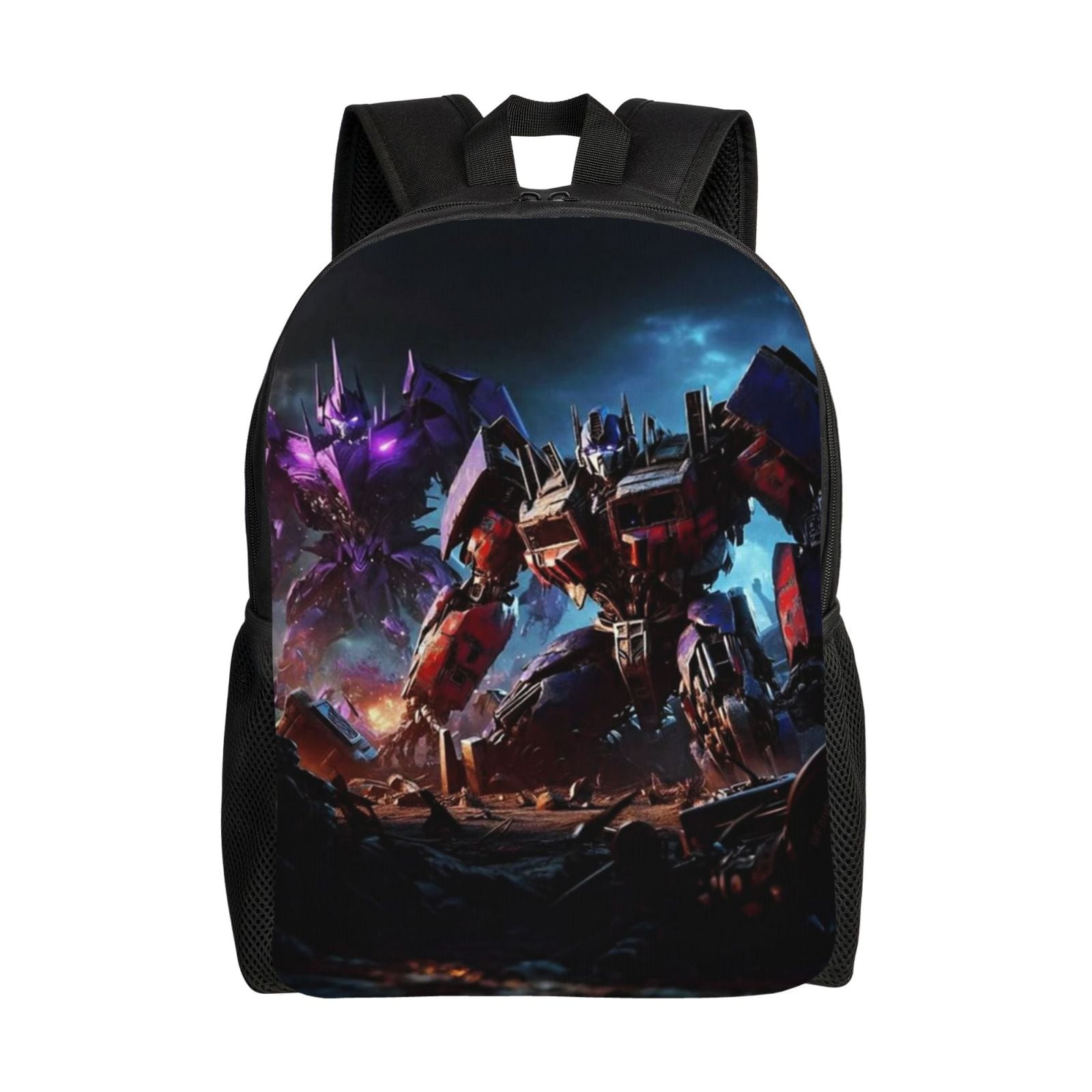 Transformers Casual Daypack Rucksack Trendy Printed Backpack Knapsack ...