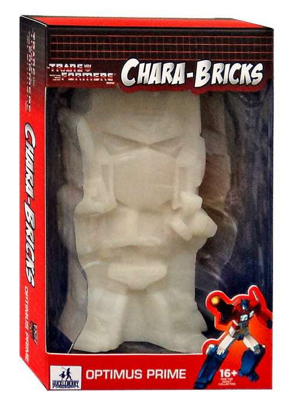 Transformers Chara-Bricks Optimus Prime Vinyl Figure (Glow in the Dark ...
