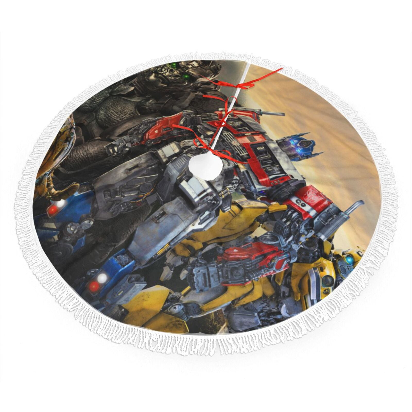 Transformers Christmas Tree Skirt, 36" Xmas Tree Skirts Mat, Winter ...