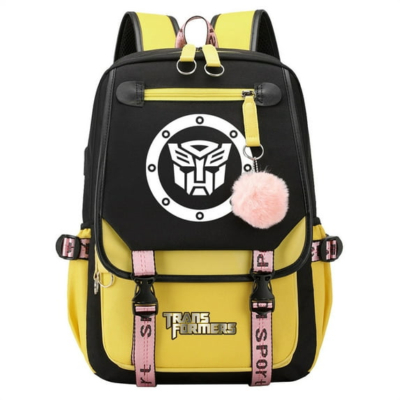 Transformers Classic Backpack Lightweight Travel Knapsack Optimus Prime ...