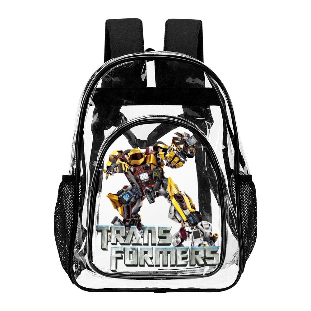 Transformers Clear Backpack Heavy Duty Transparent Backpack Large Clear ...