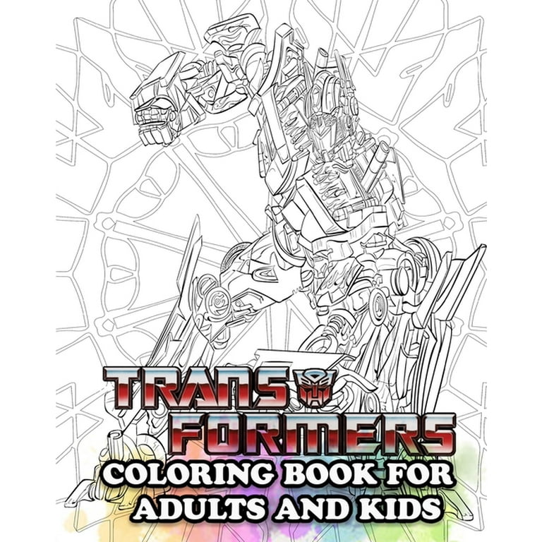 transformers movie coloring book