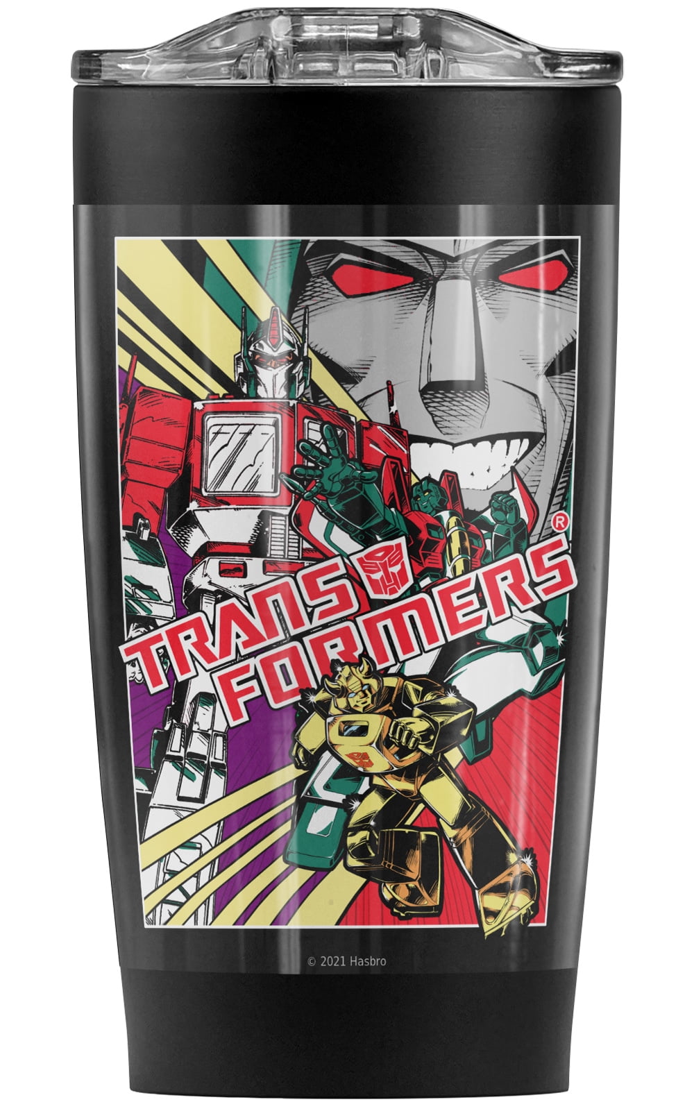 Transformers/Comic Poster Stainless Steel Tumbler 20 oz Coffee Travel ...