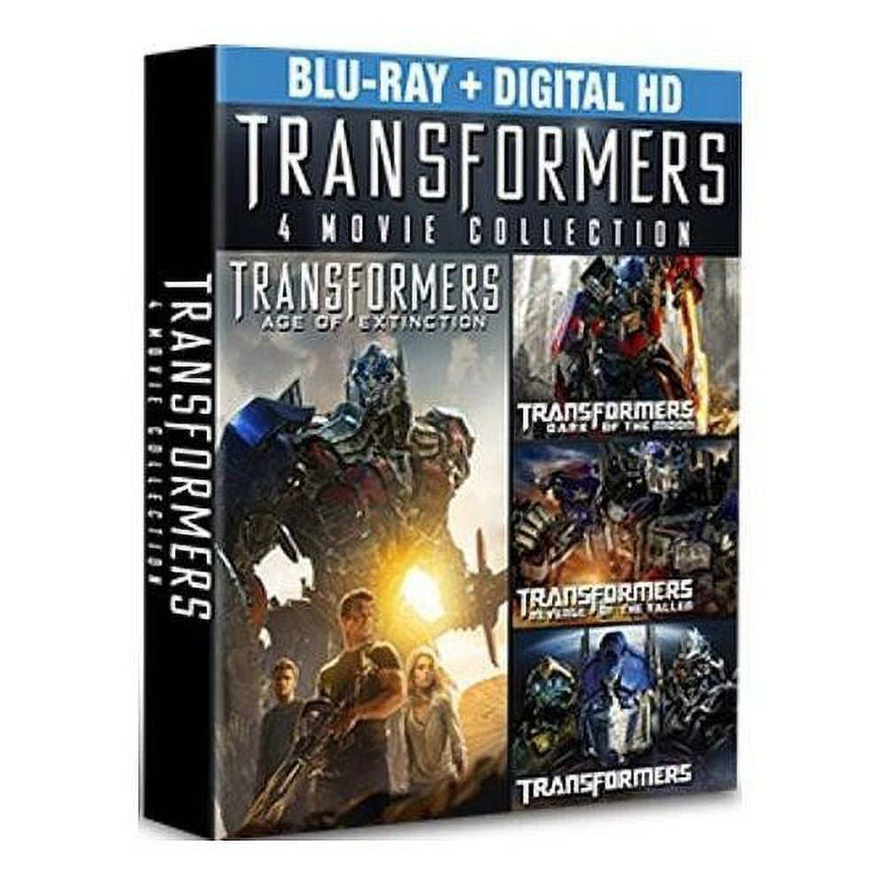 Pre-Owned Transformers Complete 4-Movie Collection Blu-Ray Box Set Shia ...