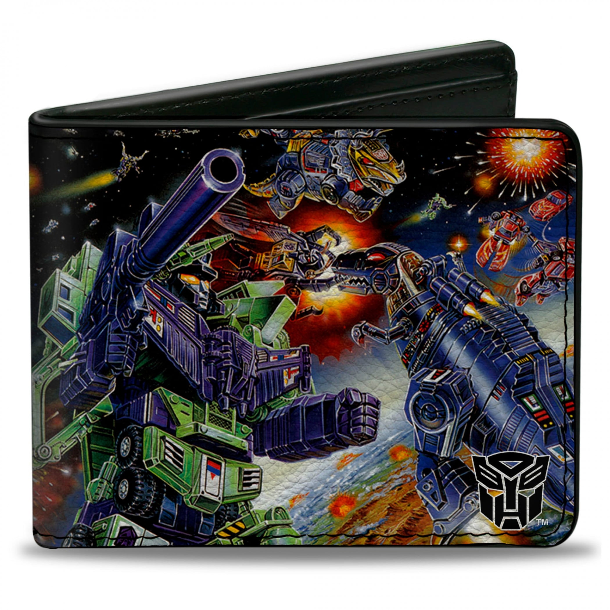 Transformers Constructicon Devastator Dinobots Battle Bi-Fold Wallet ...