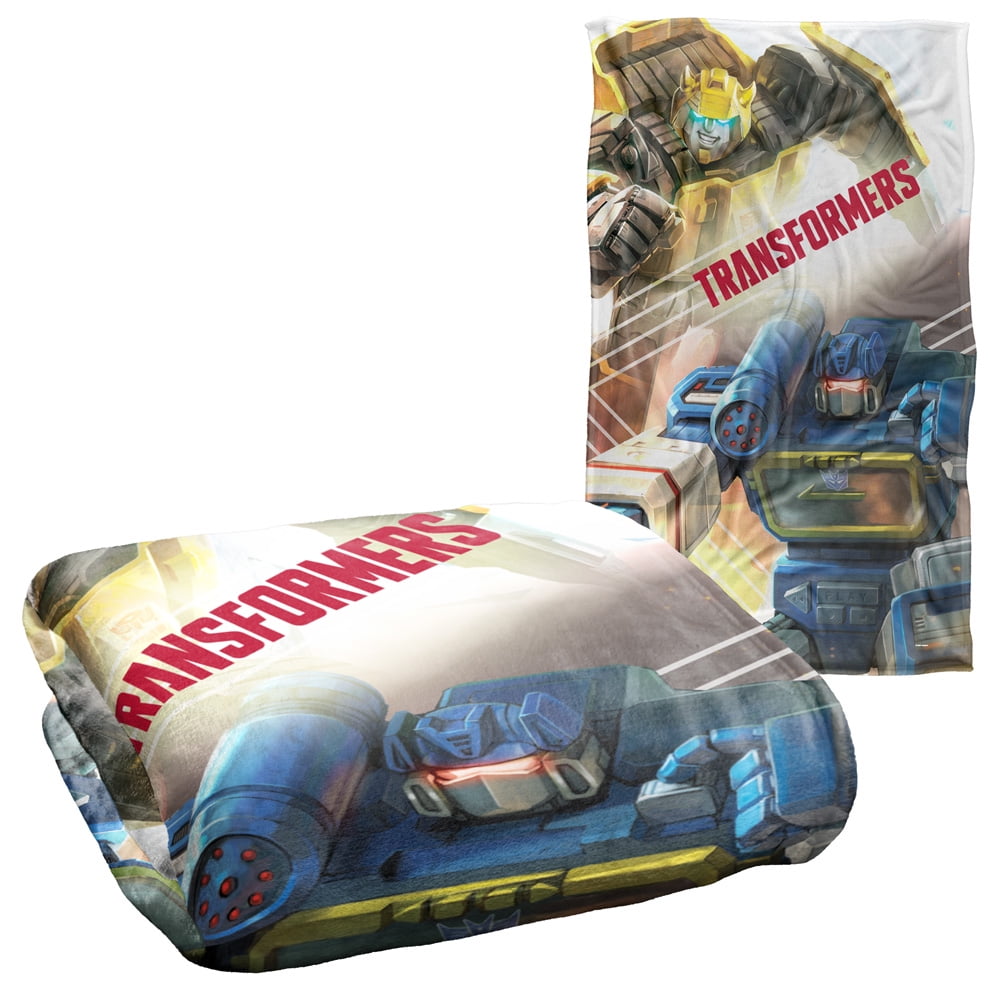 Transformers Cybertron Warriors Silky Touch Super Soft Throw Blanket 36 ...