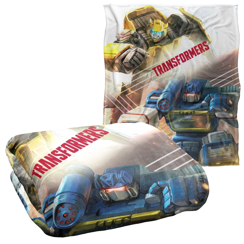 Transformers Cybertron Warriors Silky Touch Super Soft Throw Blanket 50 ...