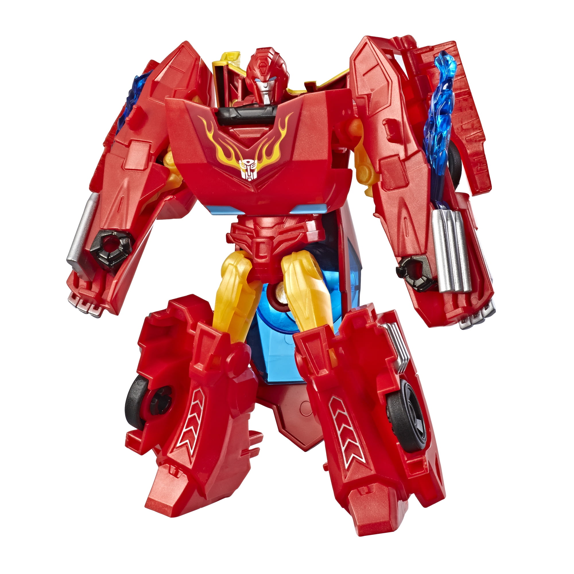 Transformers Cyberverse Action Attackers: Warrior Class Hot Rod Action ...
