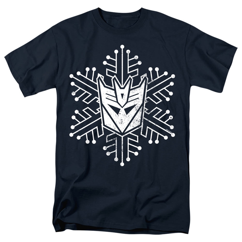 Transformers Decepticon Christmas Snowflake Unisex Adult T Shirt, Navy ...