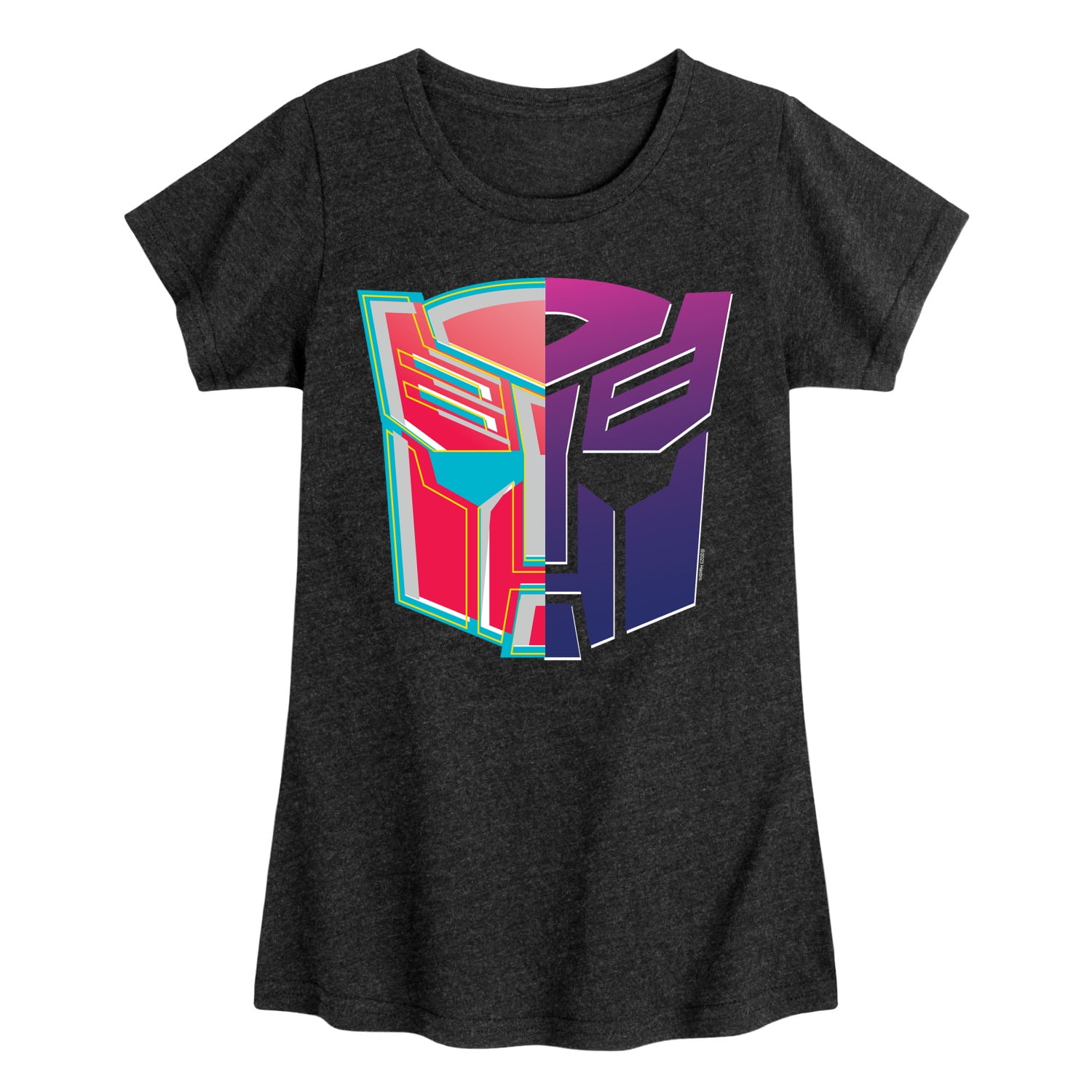 Transformers - Decepticons Autobot Logo - Girls Fitted Short Sleeve T ...
