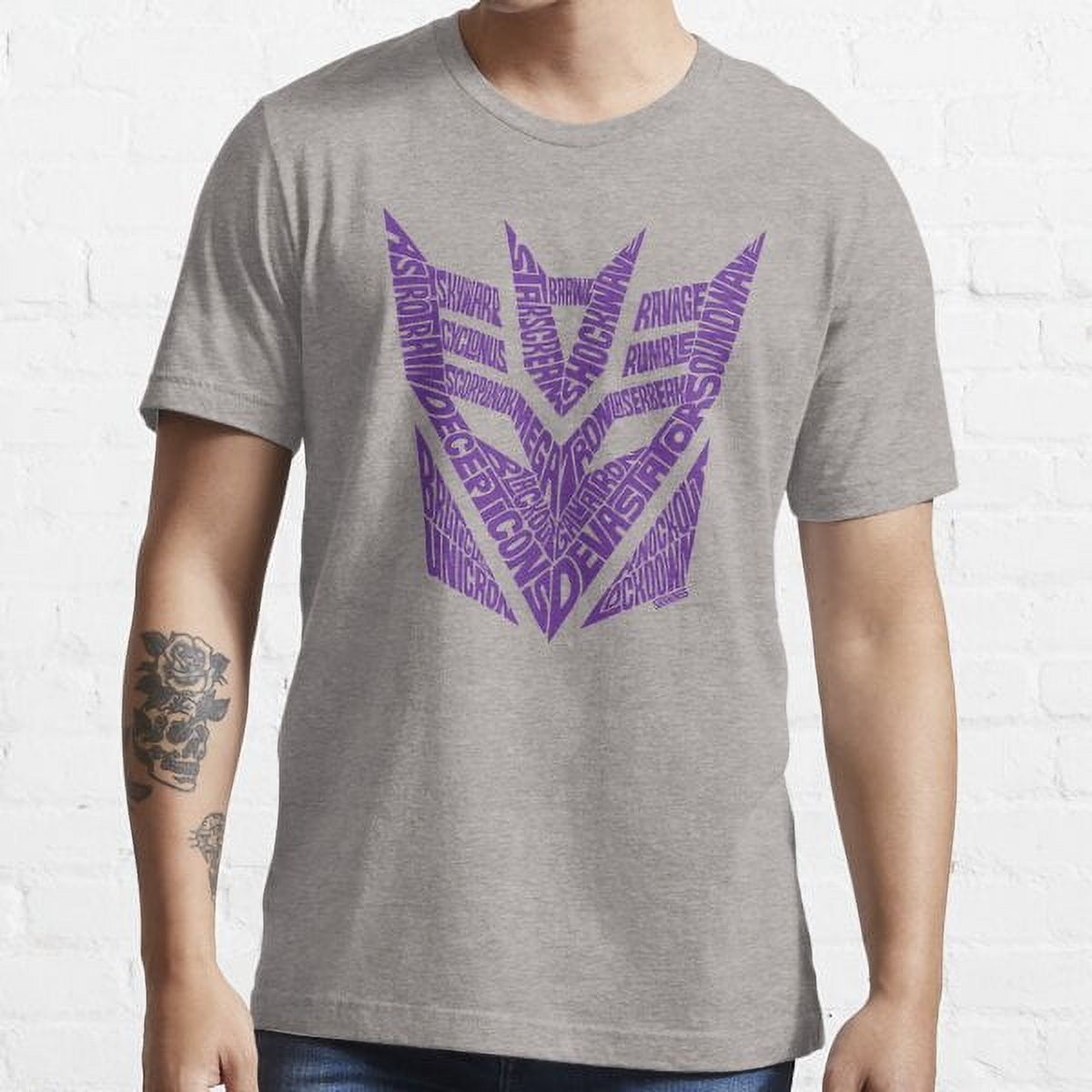 Transformers Decepticons Purple Essential T-Shirt - Walmart.com