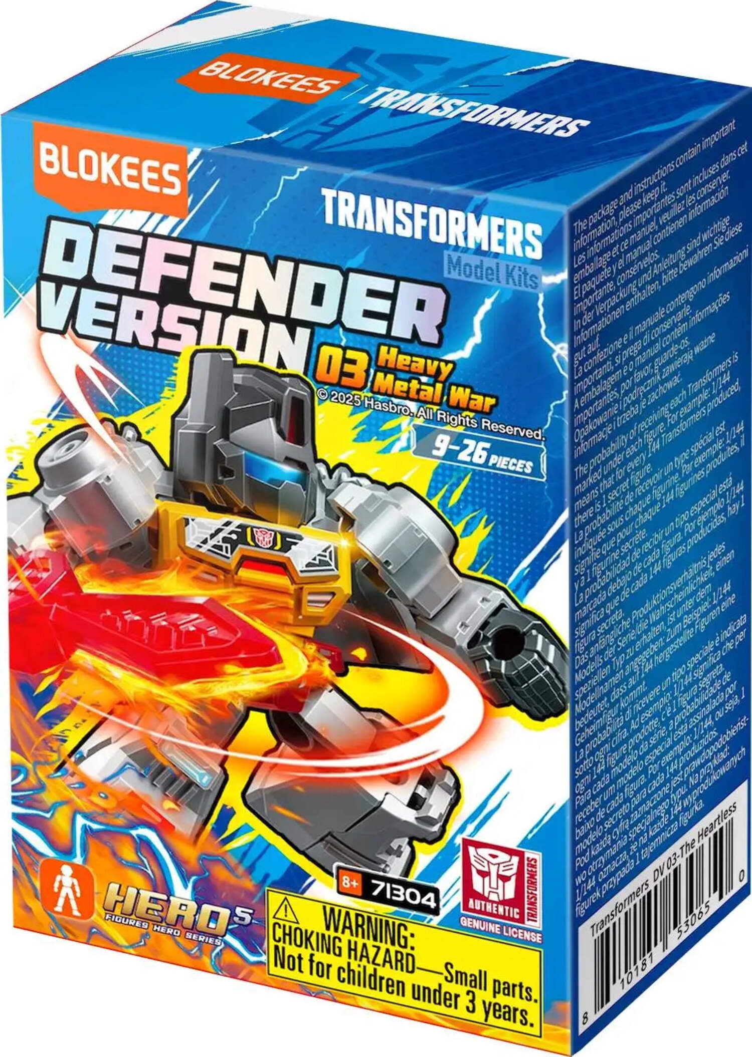 Transformers Defender Version 03 The Heartless Blokees Mini Model Kit ...