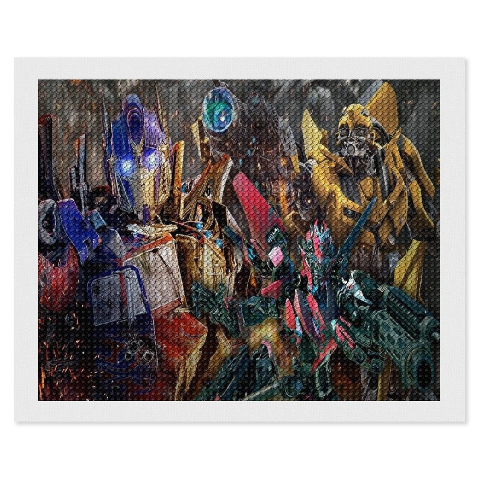 Transformers Diamond Art Kits for Adults 5D Diamond Art Kit Paint by ...