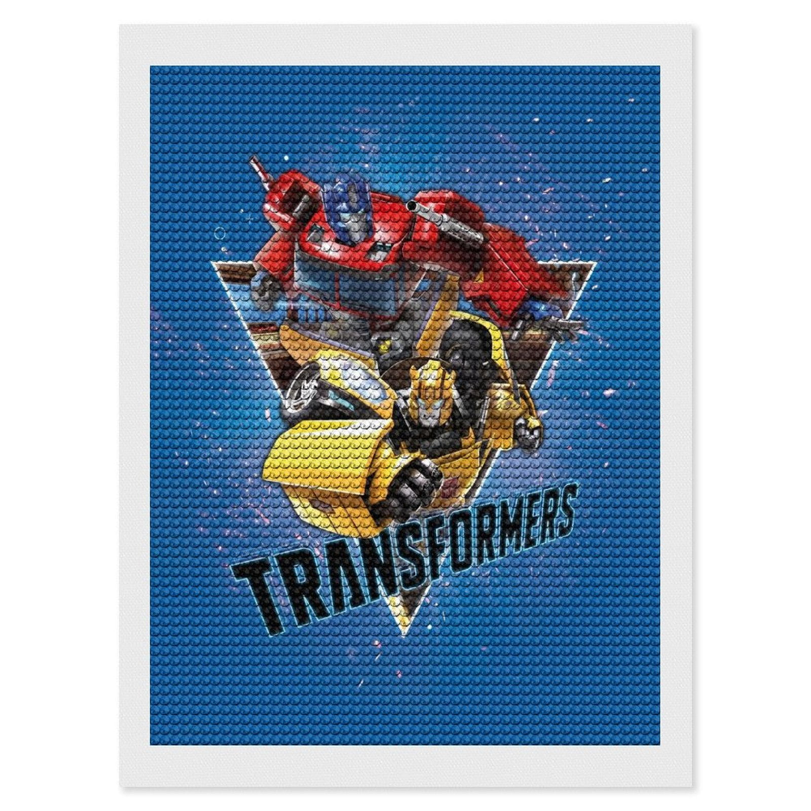 Transformers Diamond Art Kits for Adults Cartoon 5D DIY Diamond Art ...