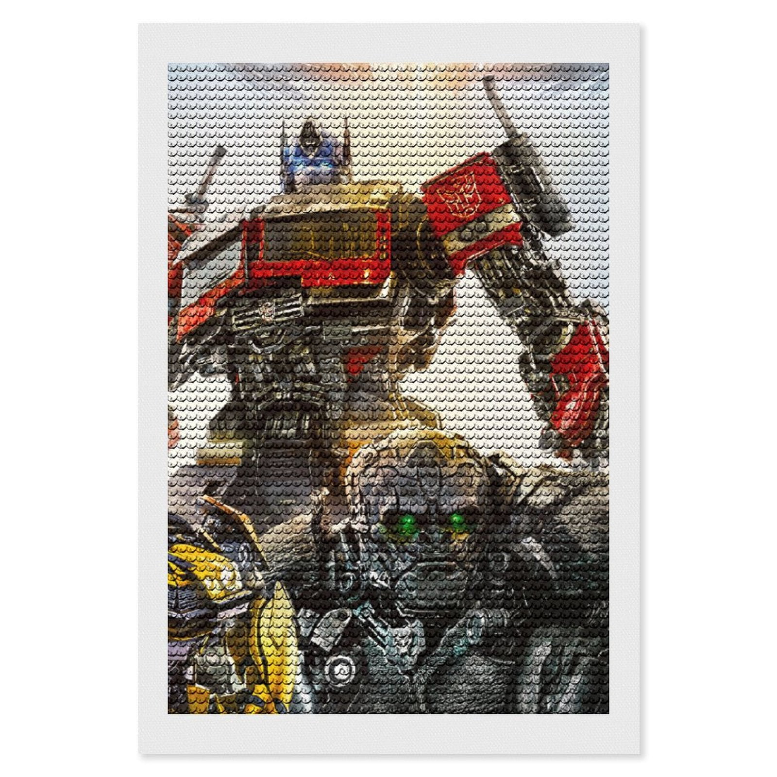Transformers Diamond Art Painting Kits for Adults, 5D Diamond Art Full ...