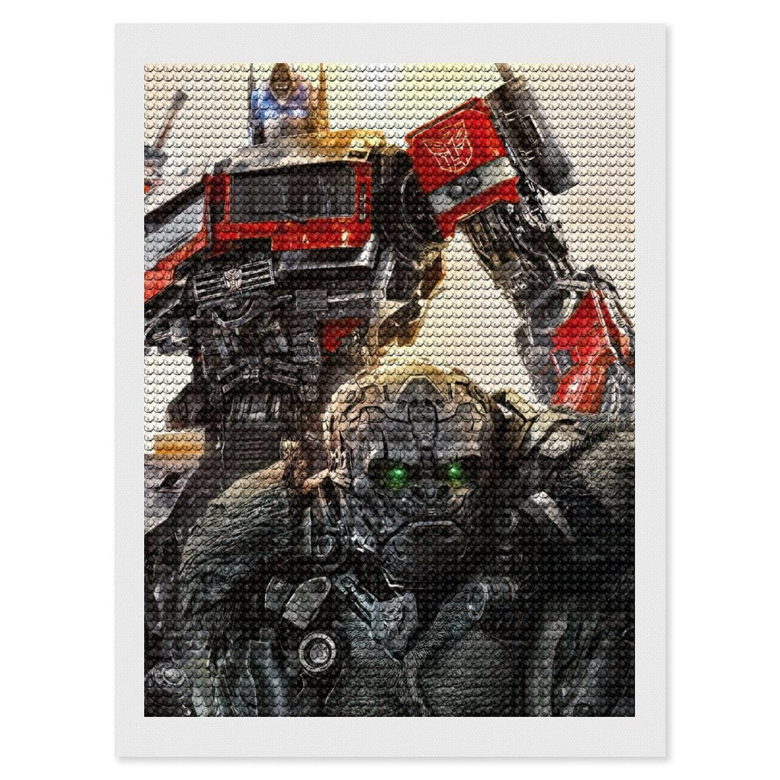 Transformers Diamond Art Painting Kits for Adults, 5D Diamond Art Full ...