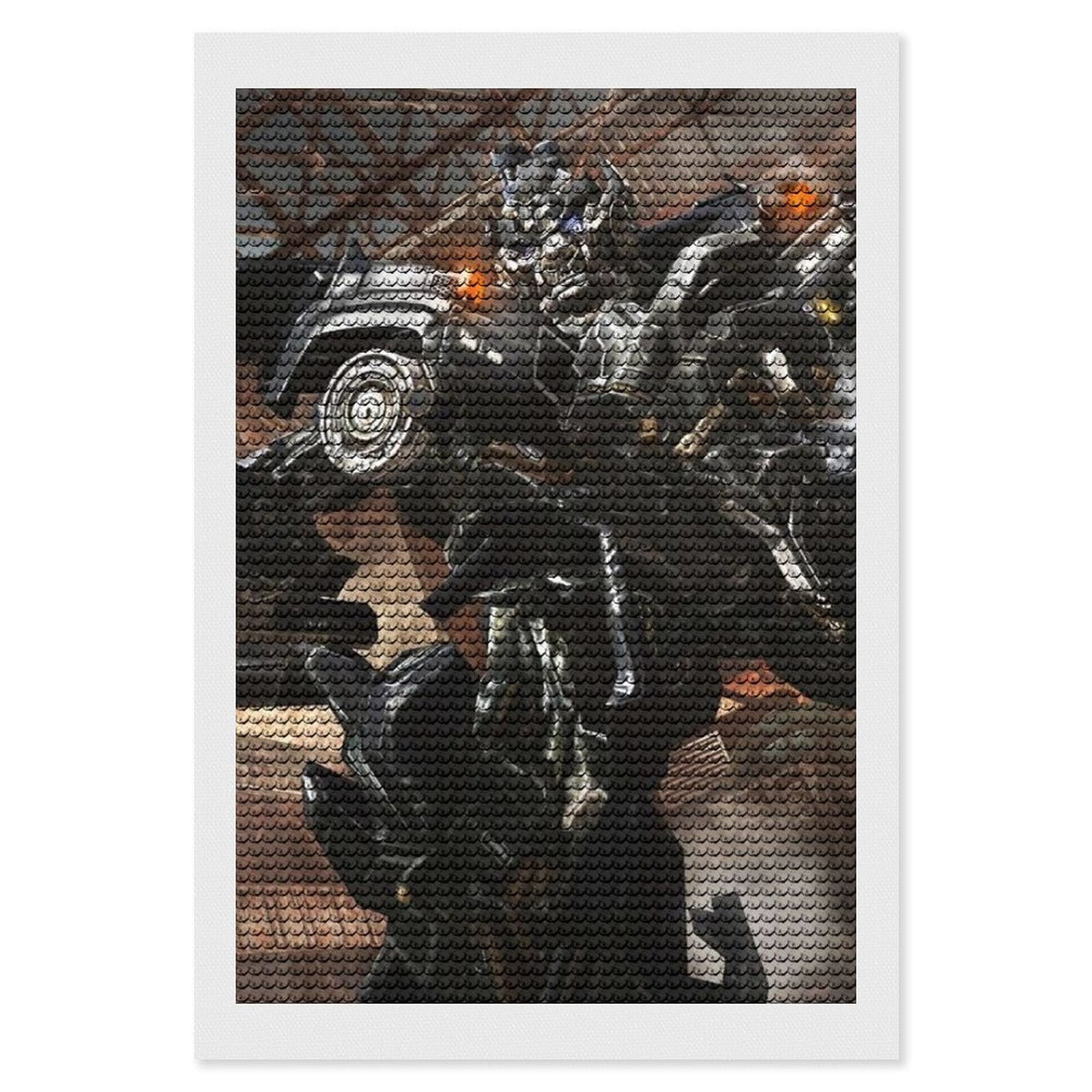 Transformers Diamond Art Painting Kits for Adults, 5D Diamond Art Full ...