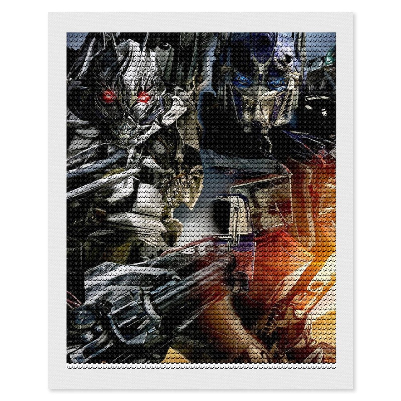 Transformers Diamond Art Painting Kits for Adults, 5D Diamond Art Full ...