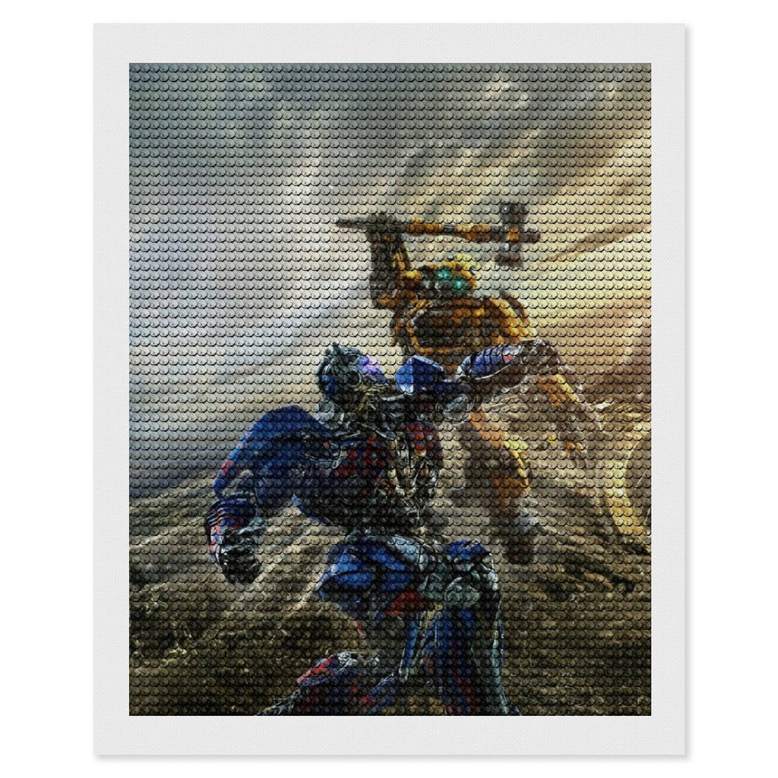 Transformers Diamond Art Painting Kits for Adults, 5D Diamond Art Full ...