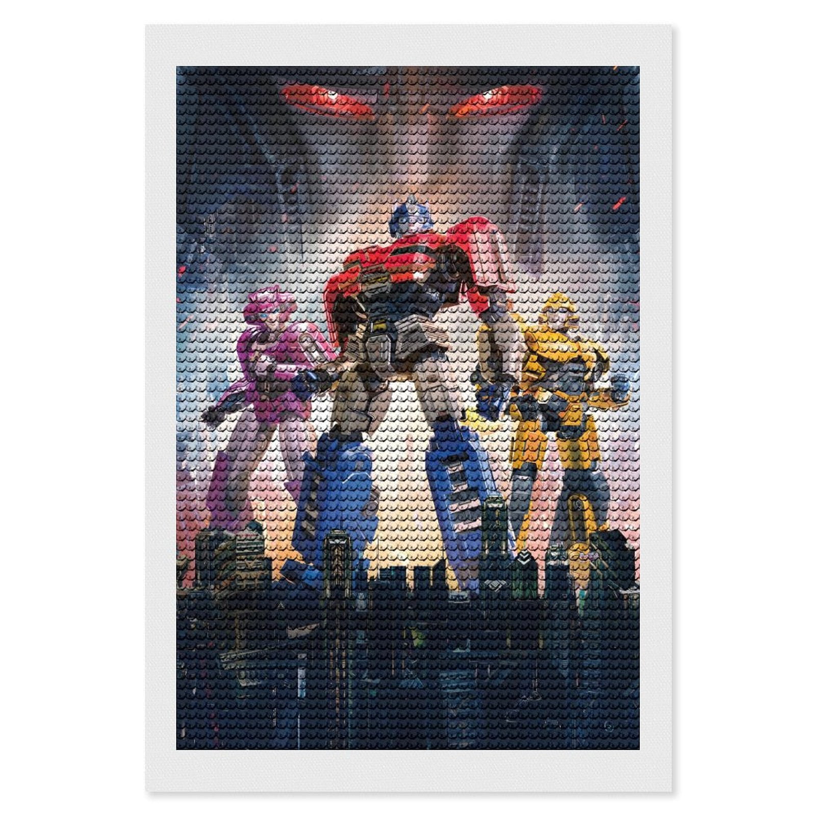 Transformers Diamond Art Painting Kits for Adults, 5D Diamond Art Full ...