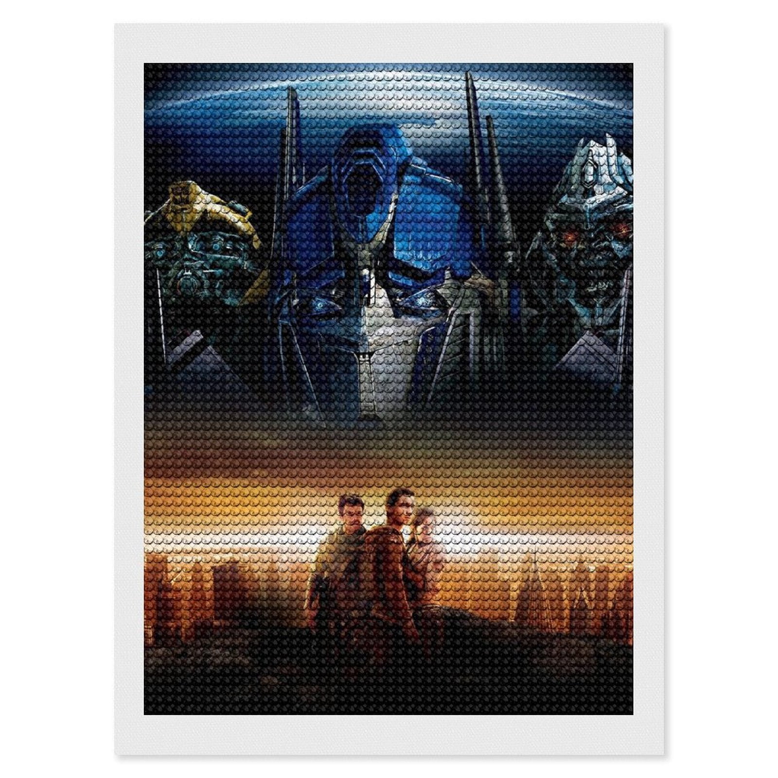 Transformers Diamond Art Painting Kits for Adults, 5D Diamond Art Full ...