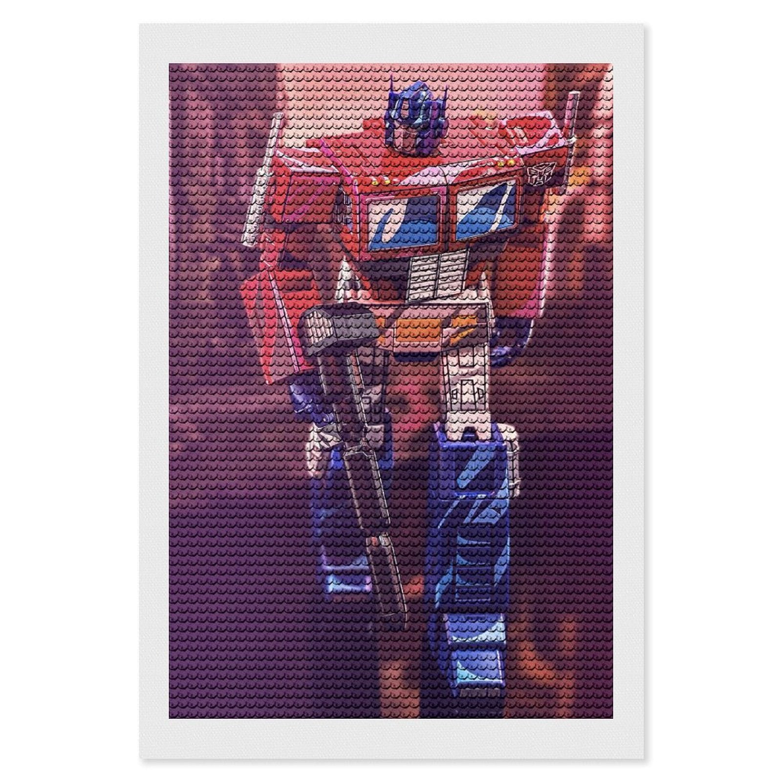 Transformers Diamond Art Painting Kits for Adults, 5D Diamond Art Full ...