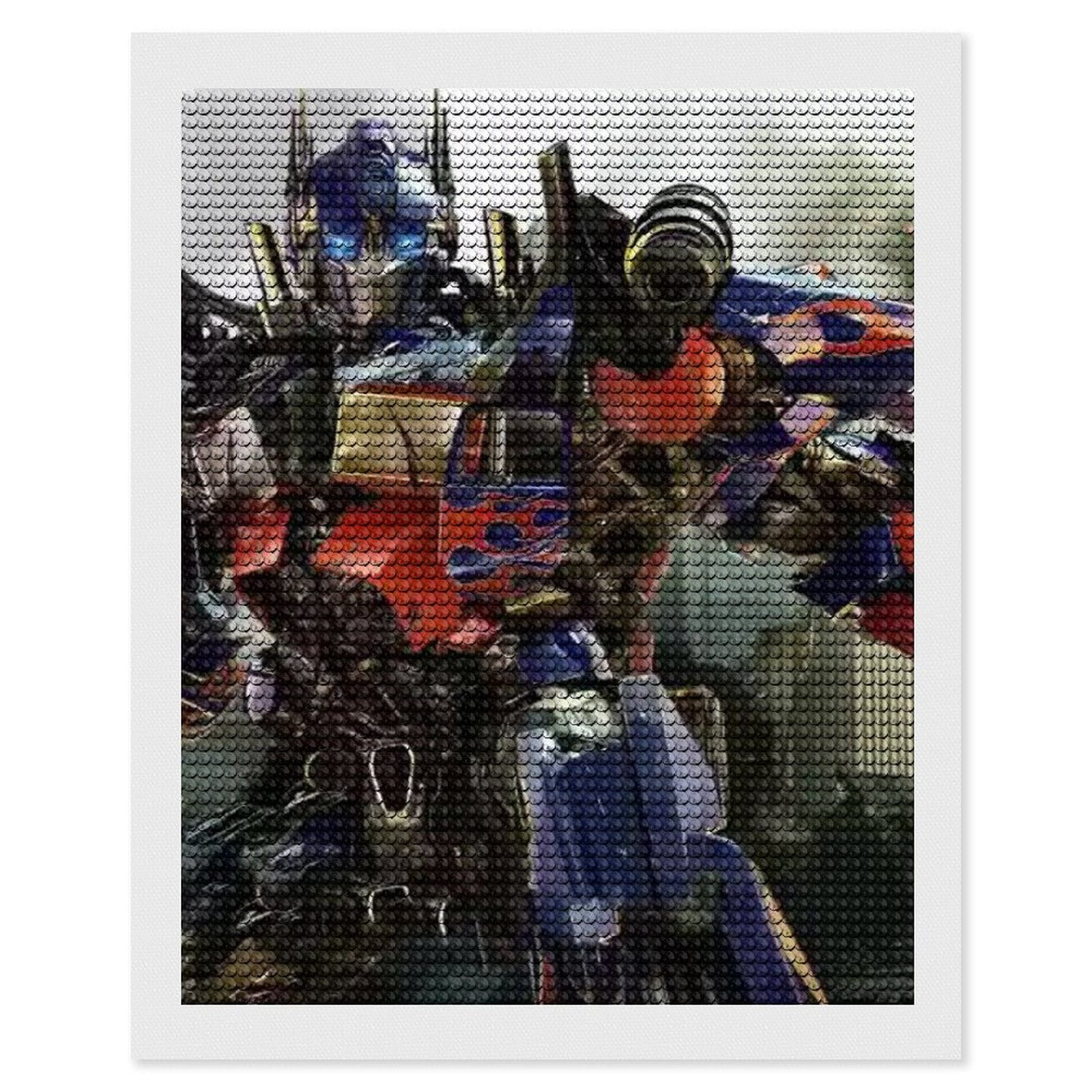 Transformers Diamond Art Painting Kits for Adults, 5D Diamond Art Full ...