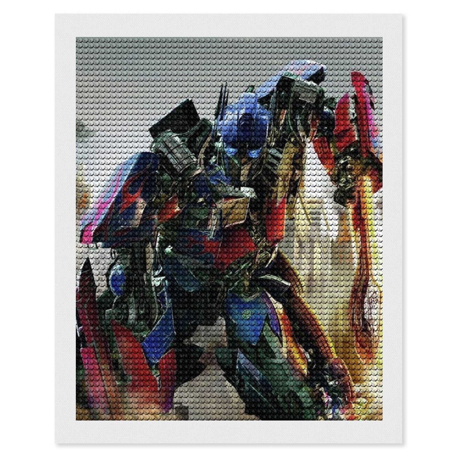 Transformers Diamond Art Painting Kits for Adults, 5D Diamond Art Full ...