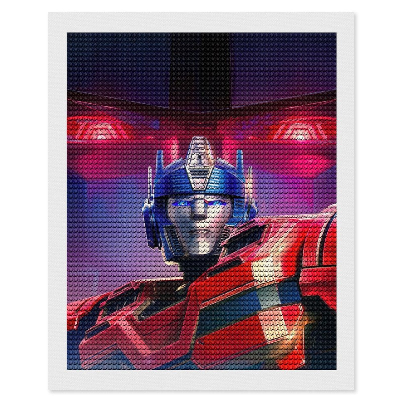 Transformers Diamond Art Painting Kits for Adults, 5D Diamond Art Full ...