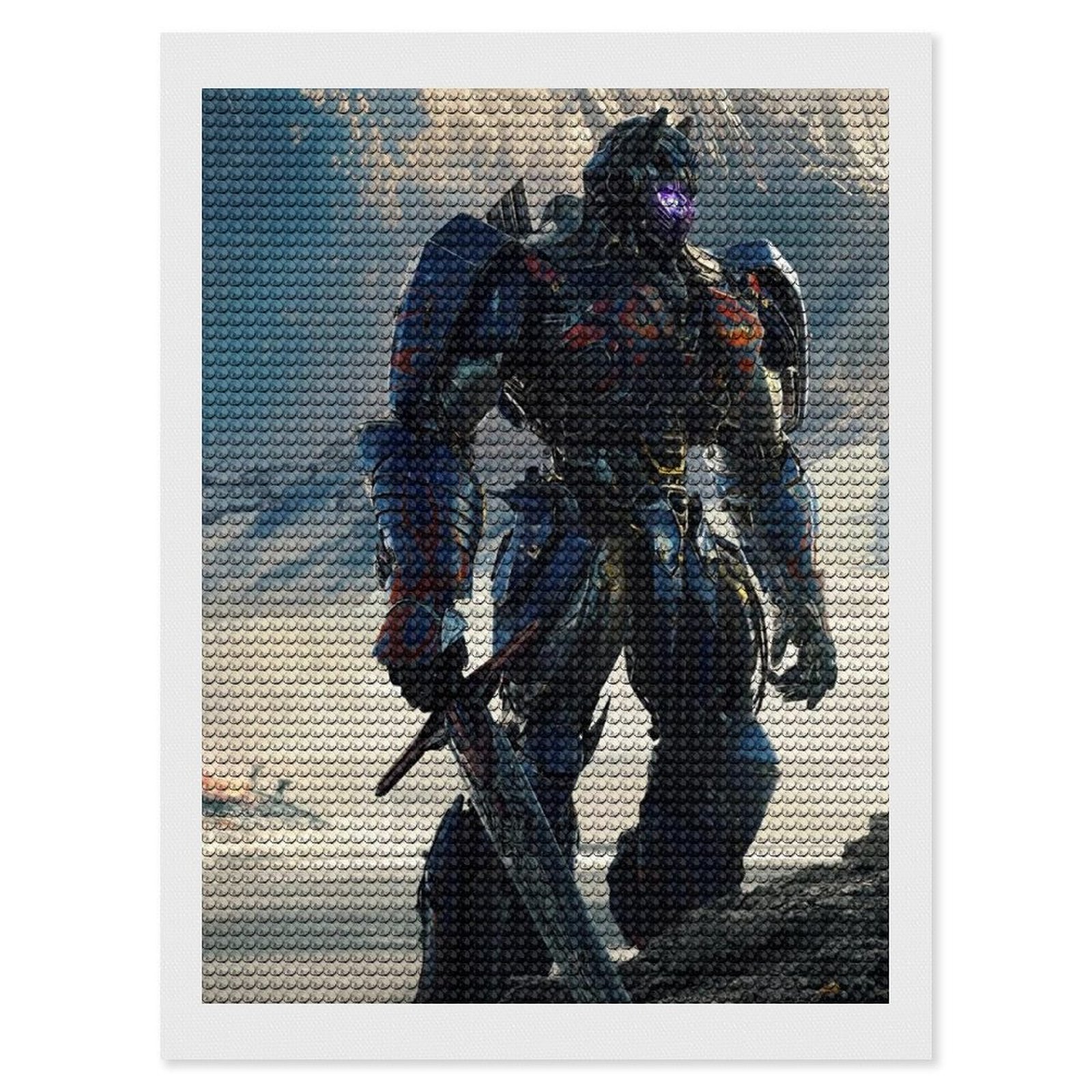 Transformers Diamond Art Painting Kits for Adults, 5D Diamond Art Full ...