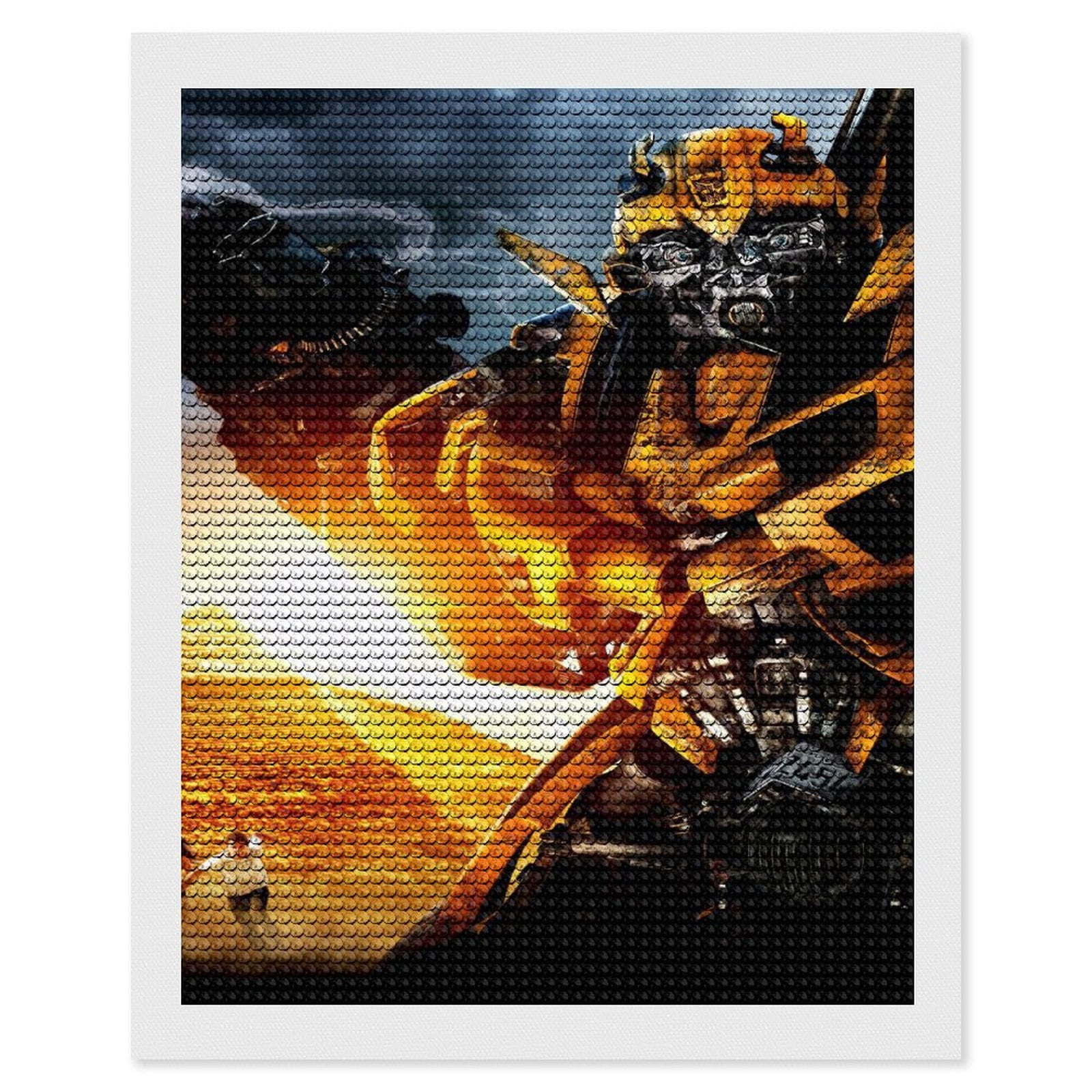Transformers Diamond Art Painting Kits for Adults, 5D Diamond Art Full ...