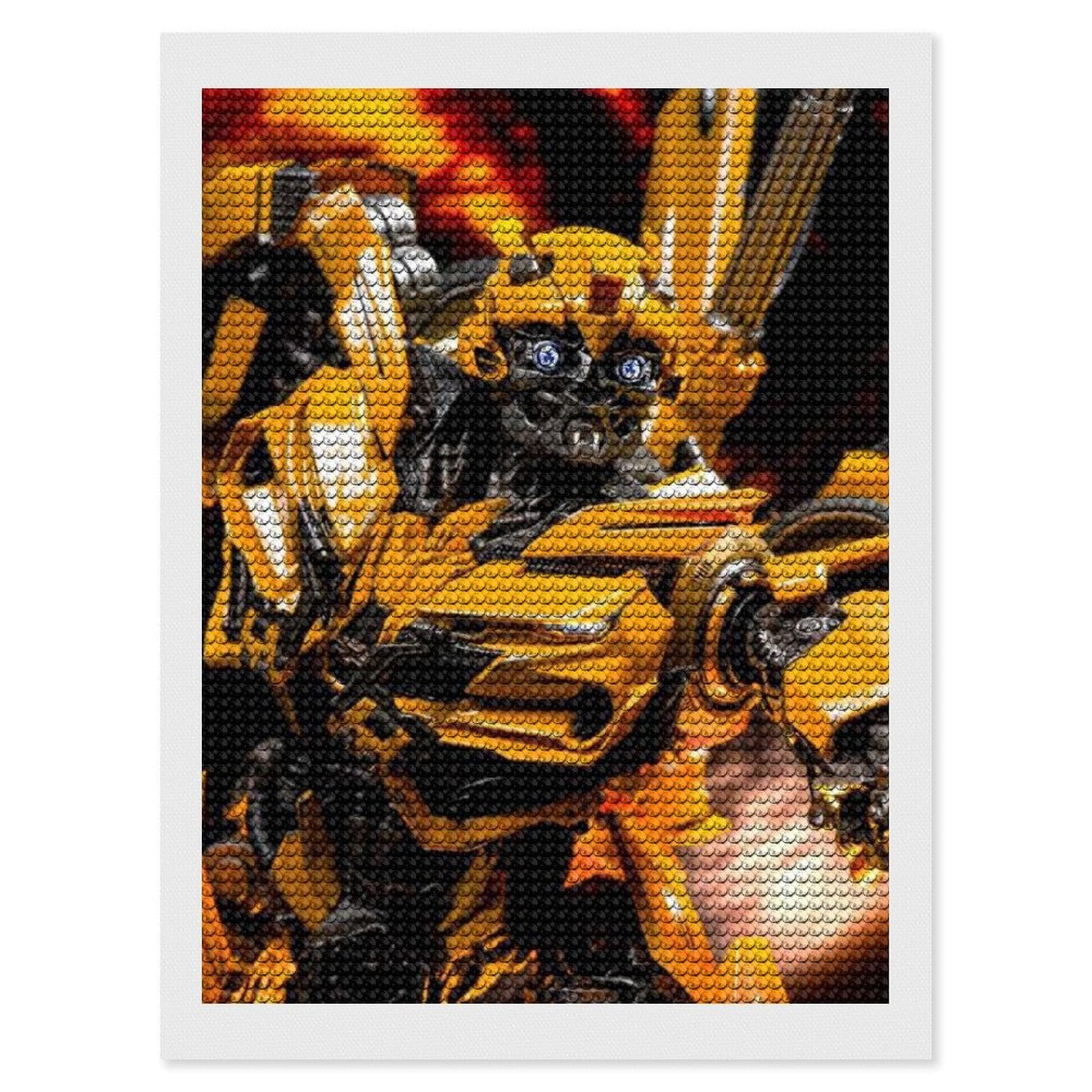 Transformers Diamond Art Painting Kits for Adults, 5D Diamond Art Full ...
