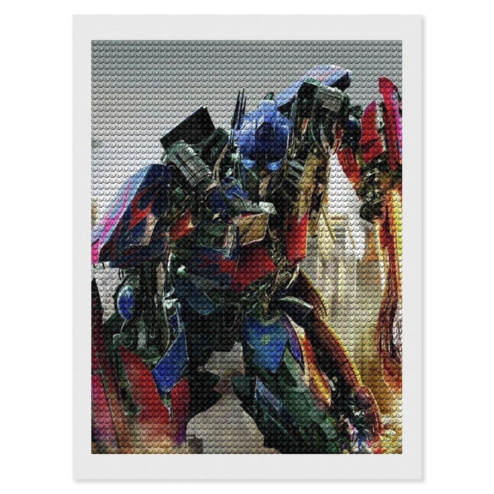 Transformers Diamond Art Painting Kits for Adults, 5D Diamond Art Full ...