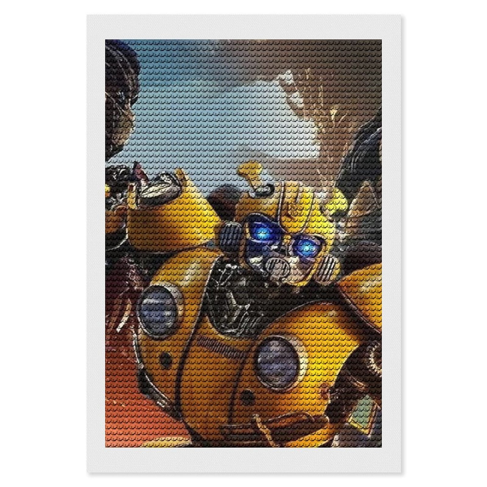 Transformers Diamond Art Painting Kits for Adults, 5D Diamond Art Full ...