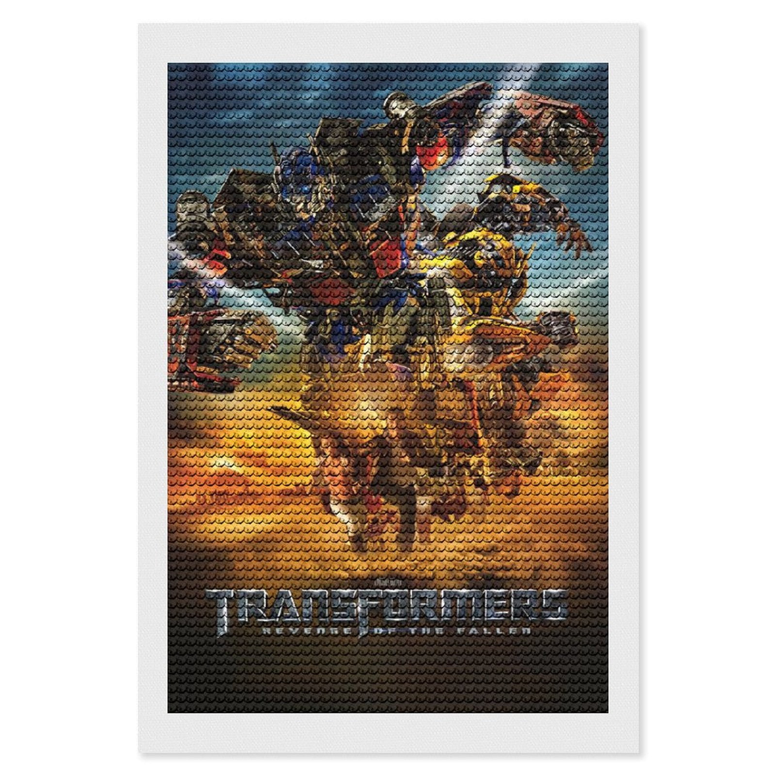 Transformers Diamond Art Painting Kits for Adults, 5D Diamond Art Full ...