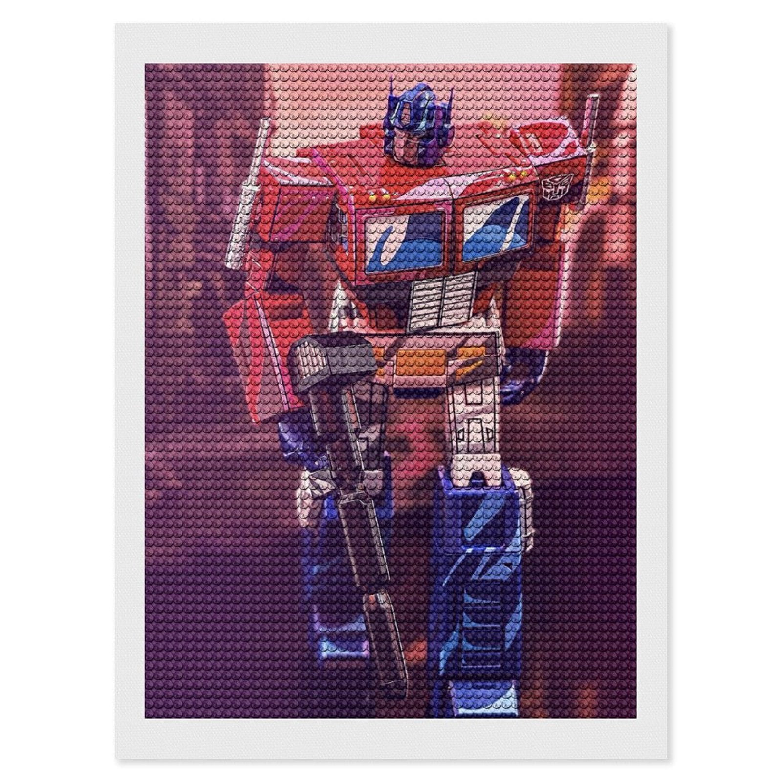 Transformers Diamond Art Painting Kits for Adults, 5D Diamond Art Full ...