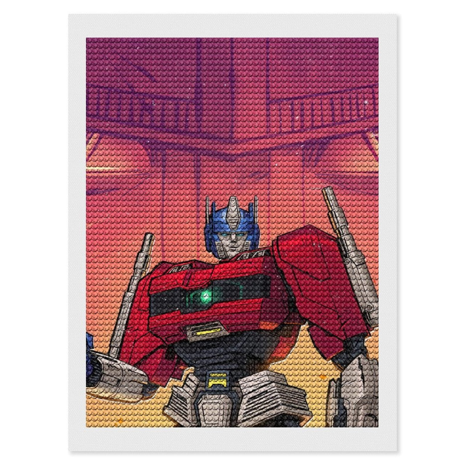 Transformers Diamond Art Painting Kits for Adults, 5D Diamond Art Full ...