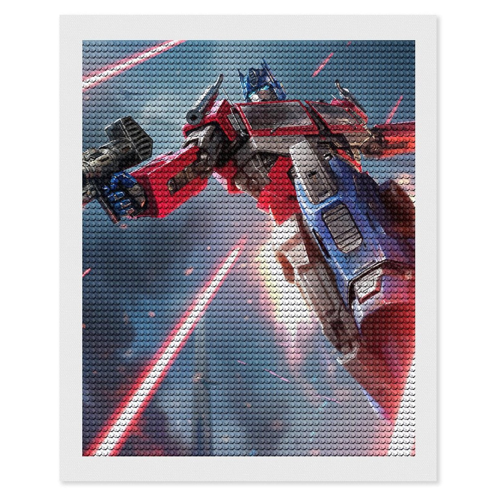 Transformers Diamond Art Painting Kits for Adults, 5D Diamond Art Full ...