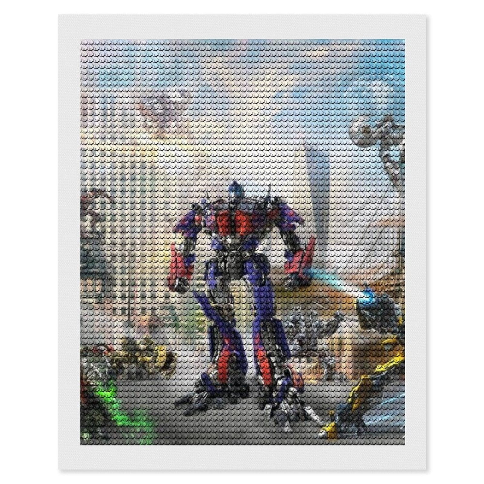 Transformers Diamond Art Painting Kits for Adults, 5D Diamond Art Full ...