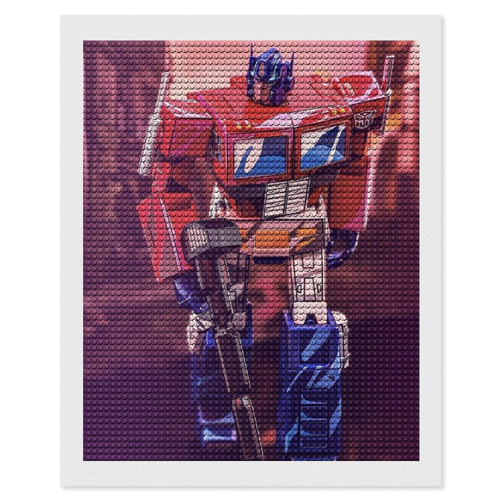 Transformers Diamond Art Painting Kits for Adults, 5D Diamond Art Full ...