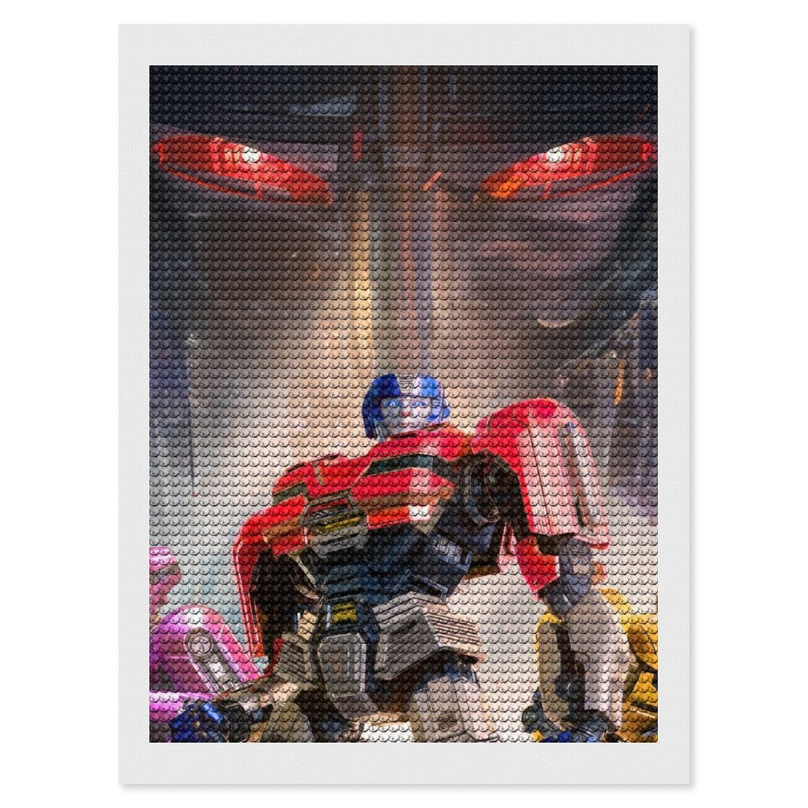 Transformers Diamond Art Painting Kits for Adults, 5D Diamond Art Full ...