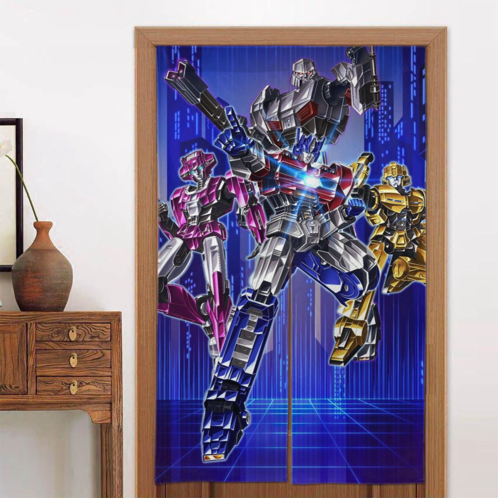 Transformers Door Curtains for Front Door,Noren Japanese Doorway Door ...