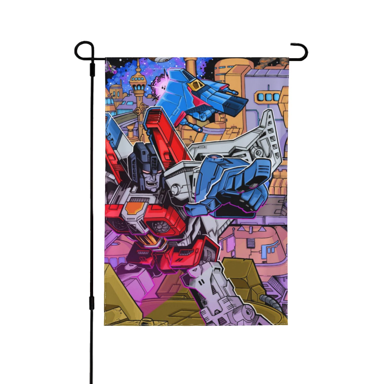 Transformers Double Sided Cartoon Yard Flags 12.5x18 Inch Burlap ...