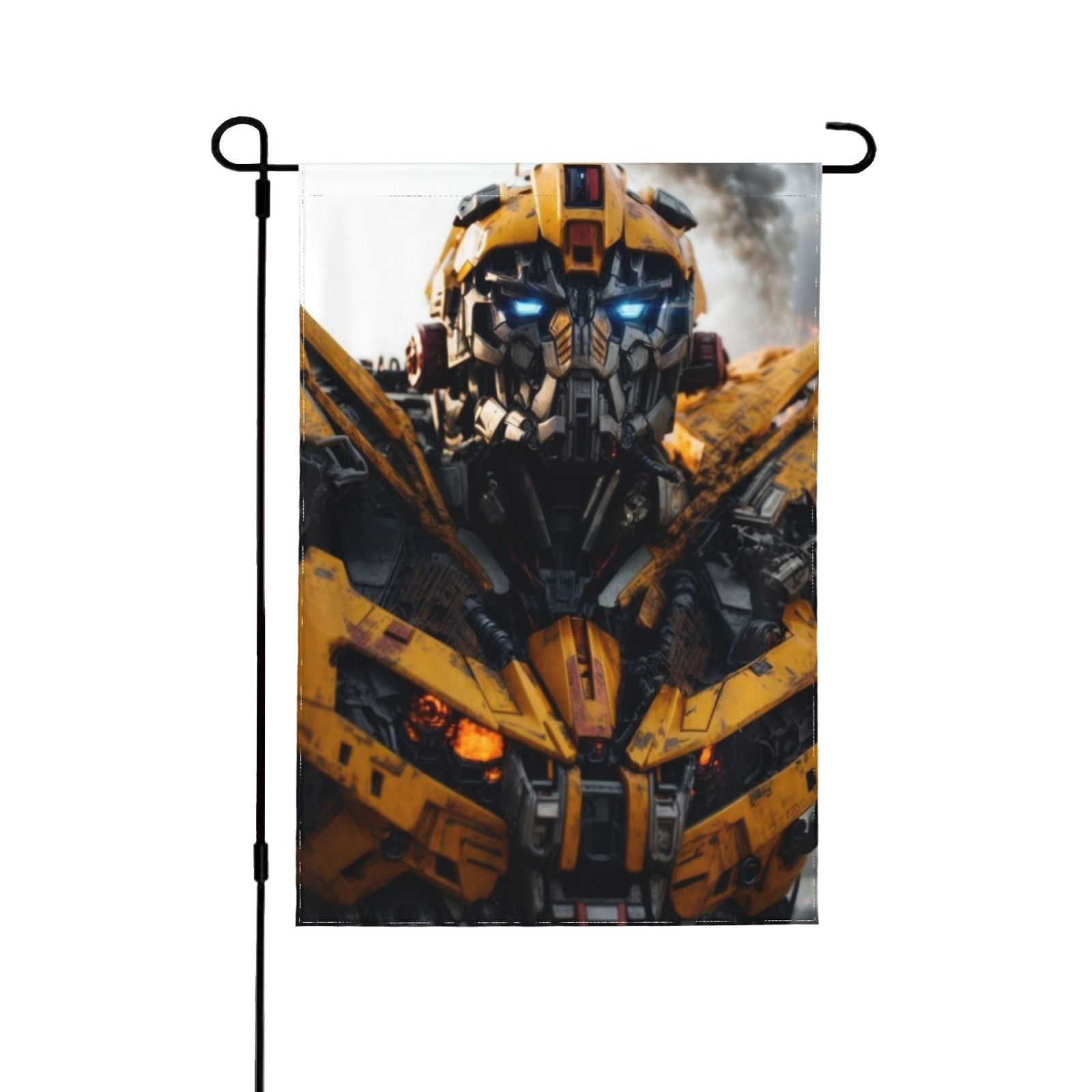 Transformers Double Sided Cartoon Yard Flags 12.5x18 Inch Burlap ...