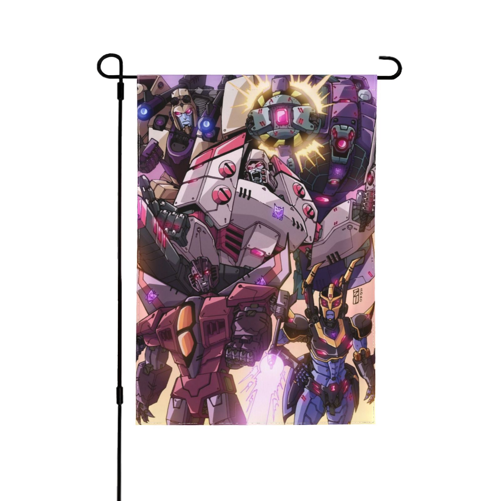 Transformers Double Sided Cartoon Yard Flags 12.5x18 Inch Burlap ...