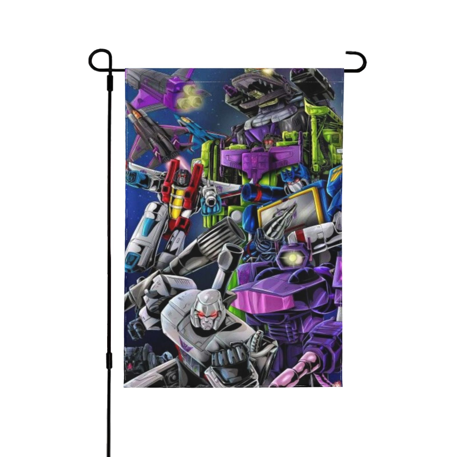 Transformers Double Sided Cartoon Yard Flags 12.5x18 Inch Burlap ...