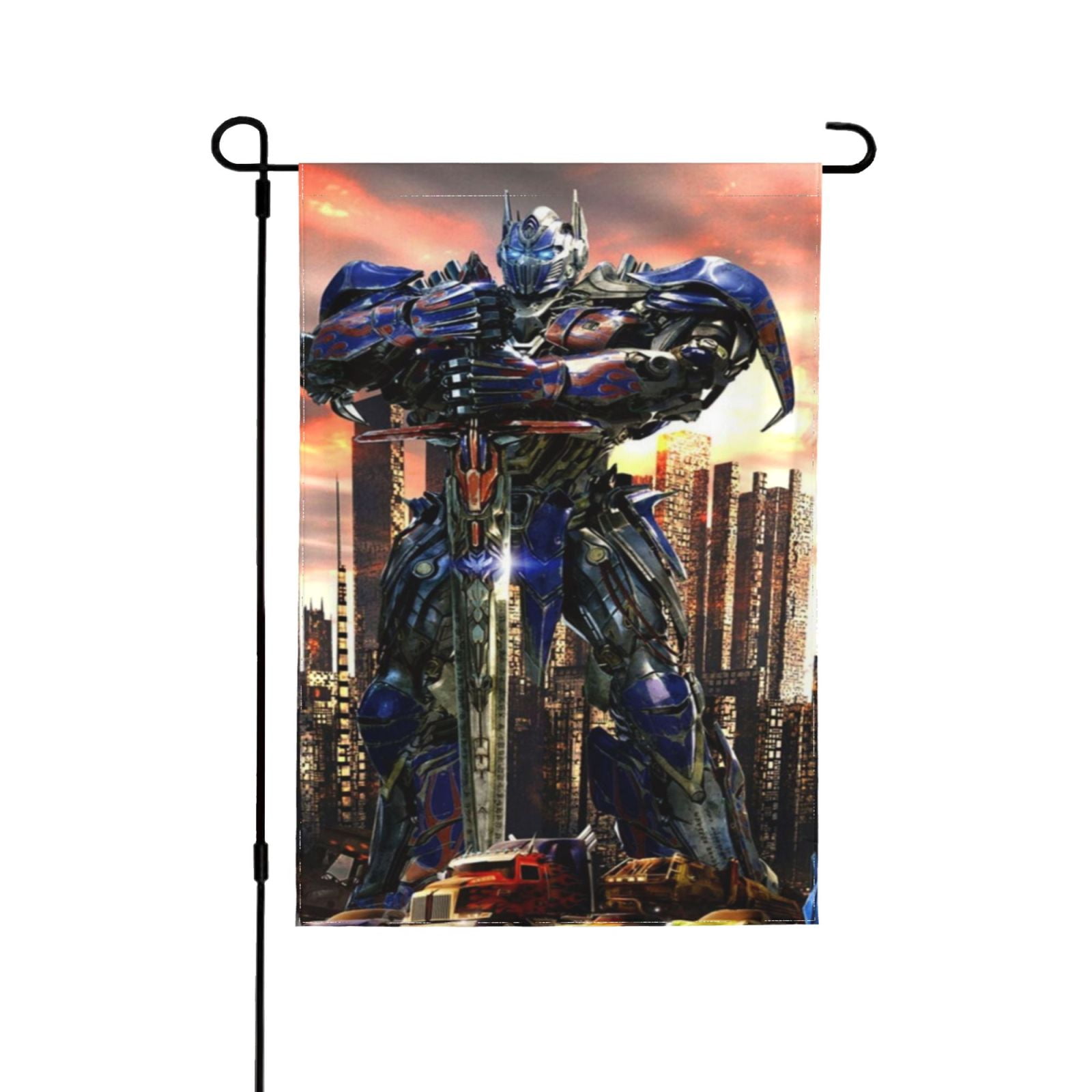 Transformers Double Sided Cartoon Yard Flags 12.5x18 Inch Burlap ...