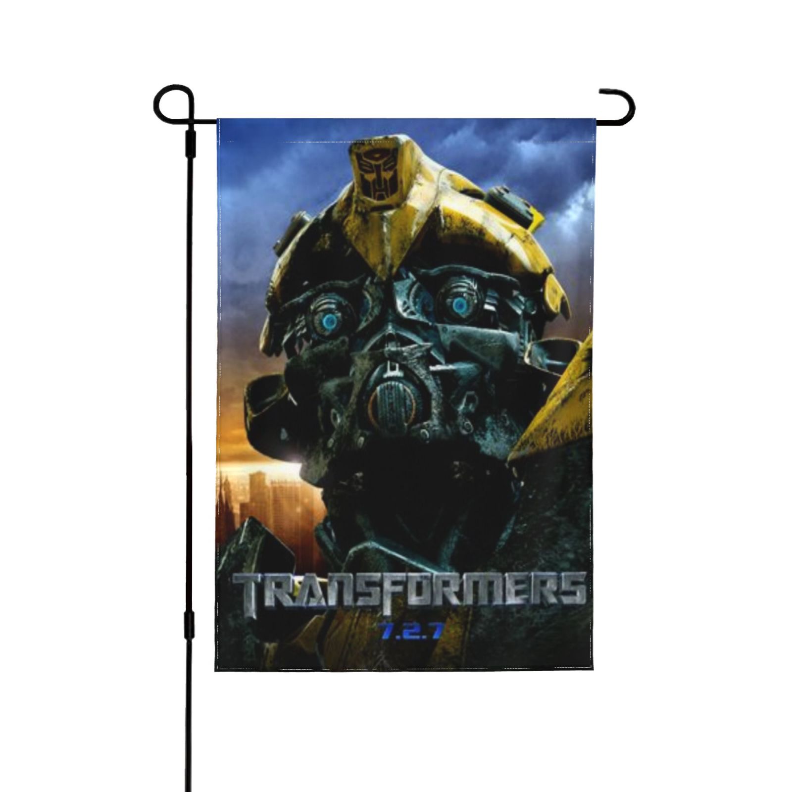 Transformers Double Sided Cartoon Yard Flags 28x40 Inch Burlap Outdoor ...